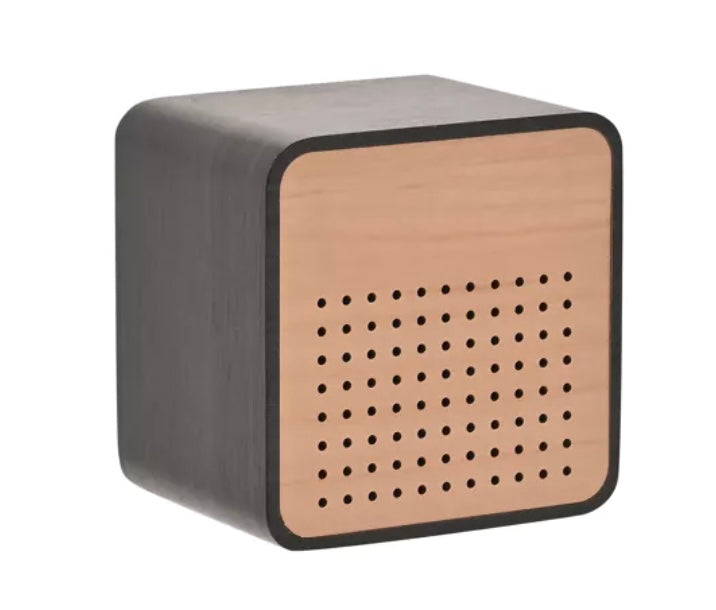 Interval Wooden Alarm Clock with Bluetooth Speaker - Black – Cloth & Clay