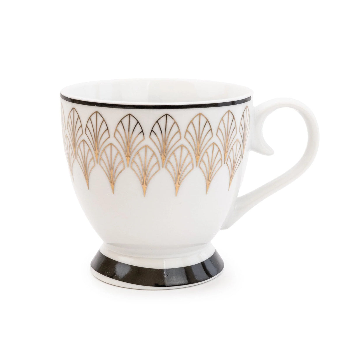 Flared Mug Deco Glam Black/Gold – Cloth & Clay